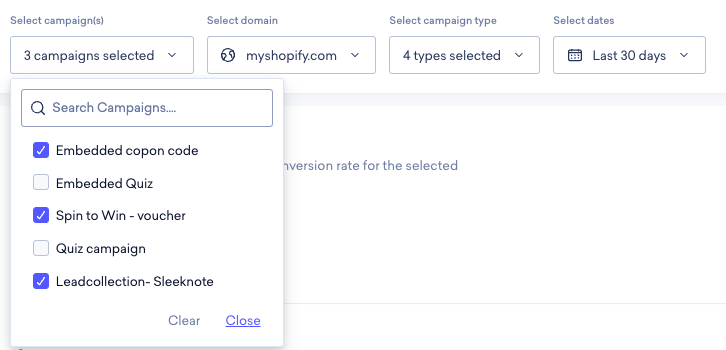Sleeknote Analytics – Sleeknote