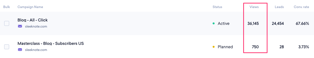 How do I see my results? – Sleeknote